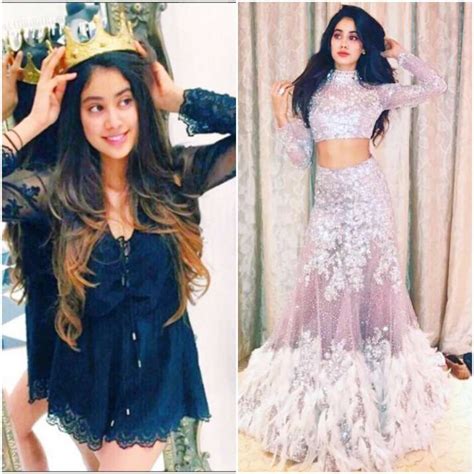 Pics Sridevis Daughter Jhanvi Kapoor Flaunts Traditional And Western