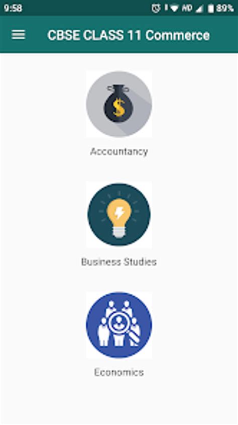 cbse class 11 commerce para android descargar