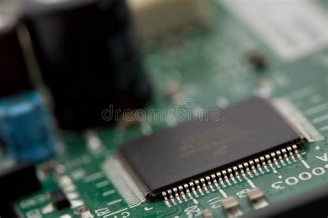 Mikrochip Stockbild Bild Von Nahaufnahme Schaltkreis 7222893