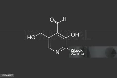 피리독살 분자 골격 화학식 0명에 대한 스톡 벡터 아트 및 기타 이미지 0명 3차원 형태 Drug Istock