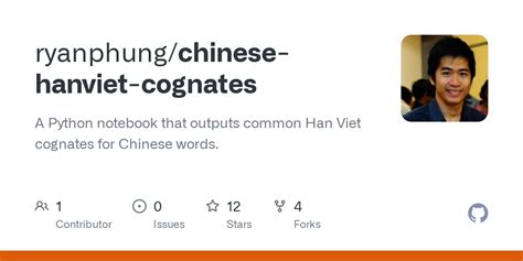Chinese Hanviet Cognates Chinese Hanviet Cognates Before Cleanup Tsv At