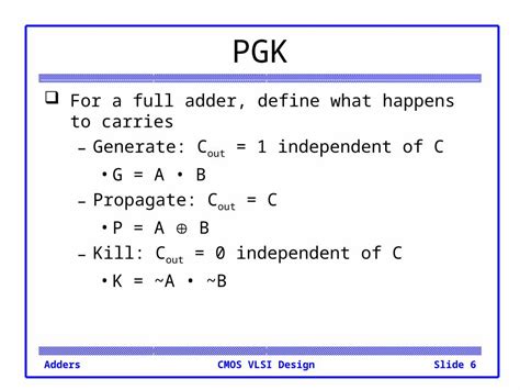 ppt introduction to cmos vlsi design adders dokumen tips