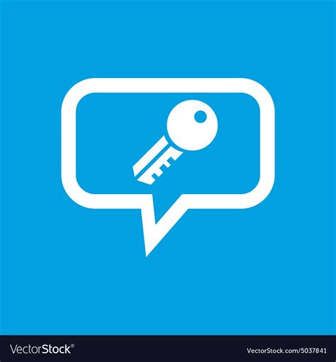 Key Message Icon Royalty Free Vector Image Vectorstock