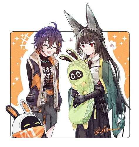 Hoshimi Miyabi Belle Eous And Amillion Zenless Zone Zero Drawn By