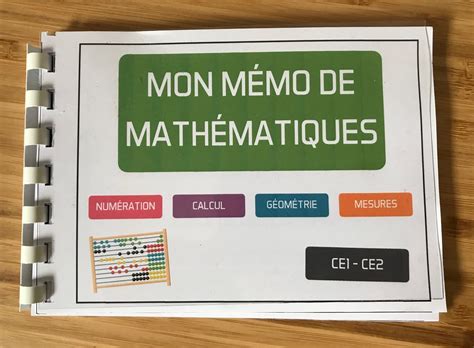 Mémos mathématiques CE1 CE2 Le blog du Cancre Memo Multiplication