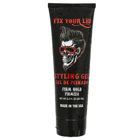 Fix Your Lid Firm Hold High Shine Hair Styling Gel 85 Fl Oz