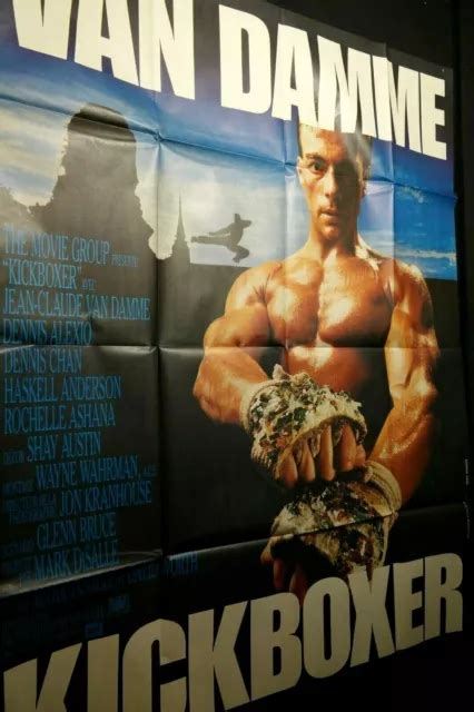 Jean Claude Van Damme Kickboxer Tong Po Affiche Cinema Karate Eur 5500