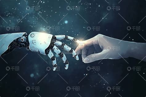 数字科技ai数字艺术 数字科技现代科技风人机交互合作手指触碰未来感插画 Ai图片免费下载 Png格式 4032像素 编号72019932 千图网