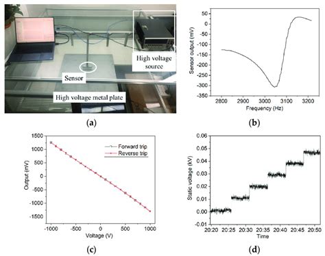 The Electrostatic Voltage Calibration System And Results Of The Sensor