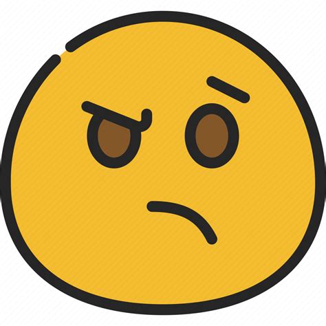 Suspicious Emoticon Smiley Suspect Interested Icon Download On