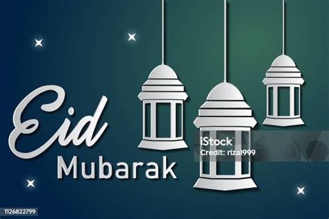 Eid 무바라크 아랍어 단어 종이 아트 아이콘 일러스트 벡터 Eid 무바라크 아랍어 단어 종이 아트 아이콘 일러스트 벡터 디자인 0명에 대한 스톡 벡터 아트 및 기타 이미지