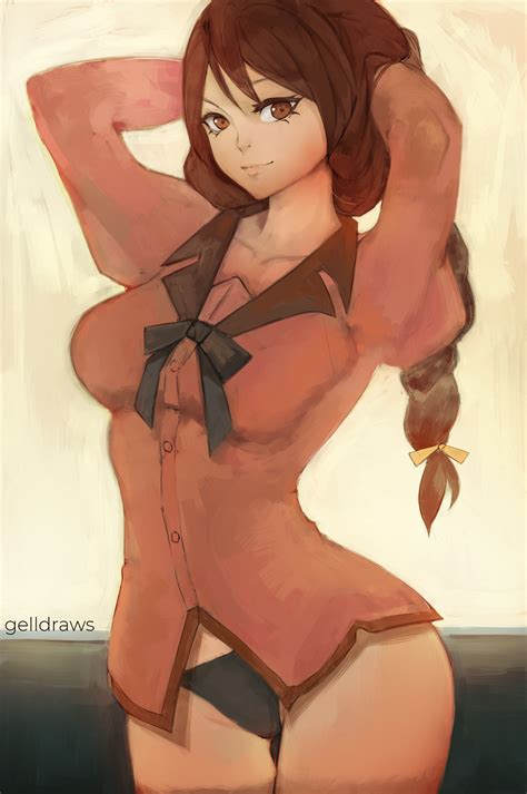 Tsubasa Hanekawa By Gelldraws Hentai Foundry