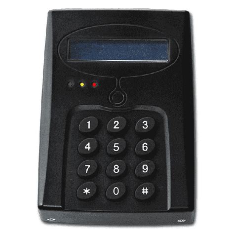 MIFARE Badge Reader With Numeric Keypad And LCD Display