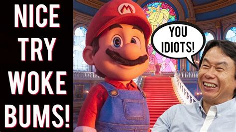Super Mario Bros Creator Mocks Woke Hollywood Critics Says They Made
