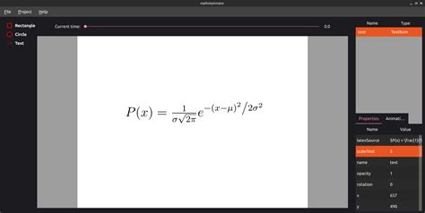 Text Object MathVizAnimator Documentation