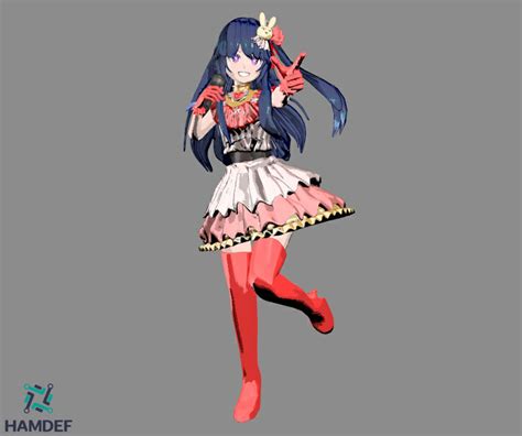 Artstation Ai Hoshino From Oshi No Ko 3d Model