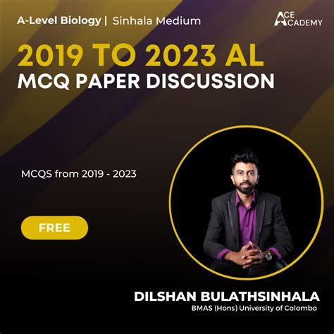 2019 To 2023 Al Biology Mcq Paper Discussion By Dilshan