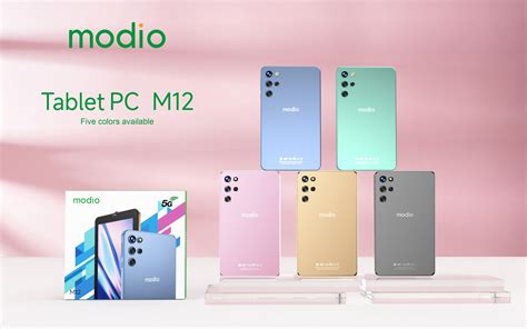 Tablette Modio M12 Mémoire 256 Go Ram 6 Go 5g Lte Ecran 7pouces