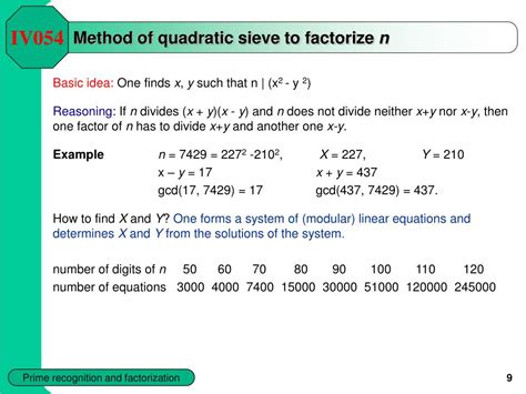 Ppt Prime Recognition And Factorization Powerpoint Presentation Free
