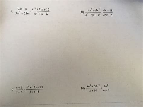 Solved Simplify Each And State The Excluded Values Answer Chegg