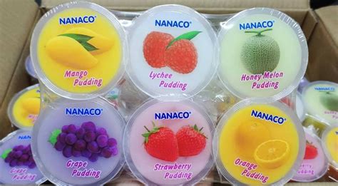 🍓nanaco Fruits Pudding โกดังขนมชายแดนปลีก ส่ง