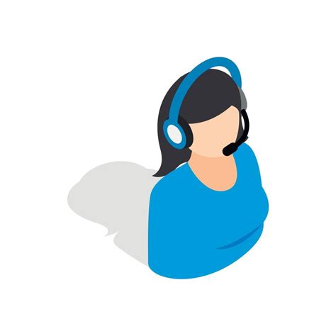 Female Consultant Icon Isometric 3d Style 14432279 Vector Art At Vecteezy