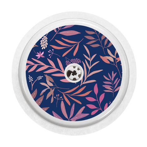 Freestyle Libre 2 Sensor Cover Navy Leaves Uk