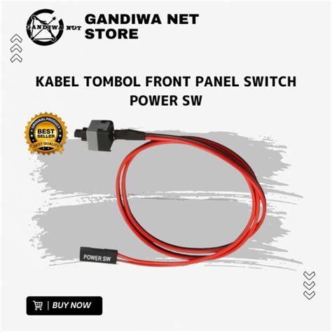 Jual Kabel Tombol Power Front Panel Power Sw Reset Pc Reset Sw