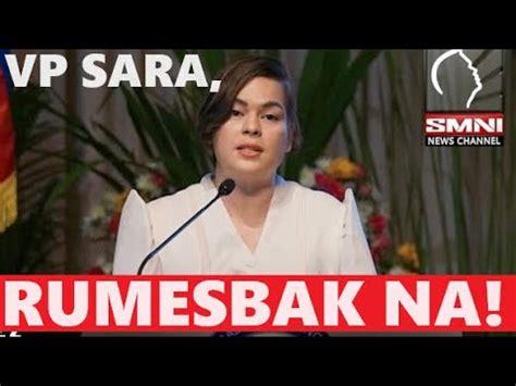 VP SARA, RUMESBAK NA KAY ROMUALDEZ AT SA MGA KONGRESISTA! - YouTube