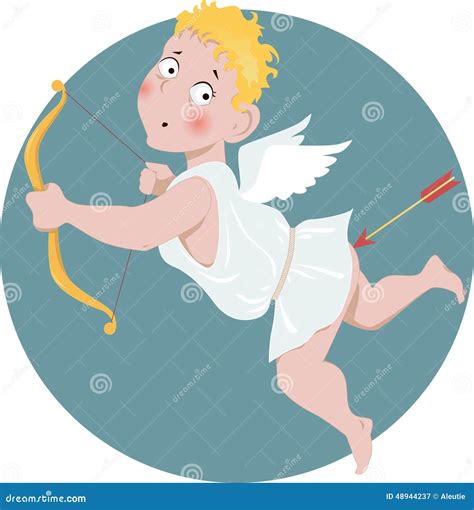 Stupid Cupid Stock Vector Illustration Of Silly Original 48944237