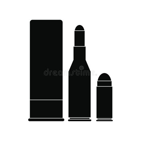 Shotgun Shell Icon Icon Cartoon Stock Vector Illustration Of