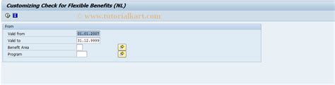 Pc M Ufbc Sap Tcode Customizing Check Flex Benefits Transaction Code