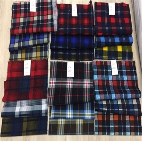 Print Check Shirt Cotton Fabric Check Stripes Multicolour At Rs 95