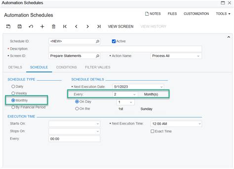 Automation Schedules To Prepare And Email Statement Community