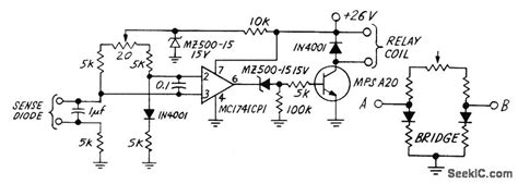 Silicon Diode Sensor Sensor Circuit Circuit Diagram