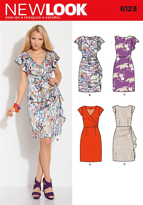 New Look 6123 Misses Dress Sewing Pattern