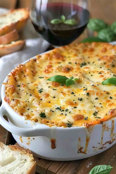 Cheesy Baked Ziti Casserole