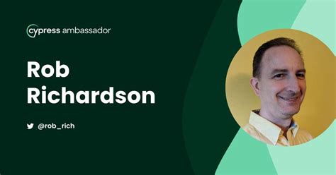 Cypress Ambassador Spotlight Rob Richardson