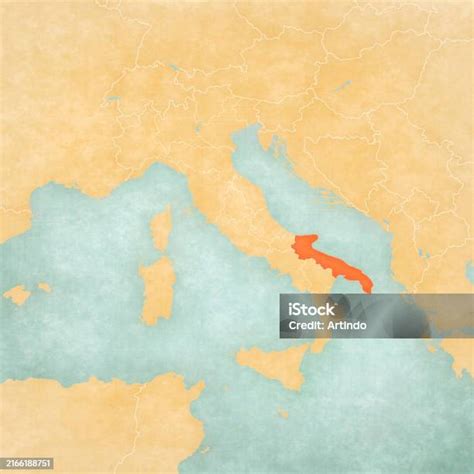 이탈리아 지도 Apulia 0명에 대한 스톡 벡터 아트 및 기타 이미지 0명 국가 지도 국가 지리적 지역 Istock