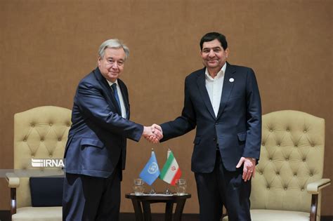 آخرین خبر عکس دیدار دبیرکل سازمان ملل با معاون اول رئیس جمهور