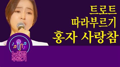트로트 노래방 홍자 사랑참 Youtube
