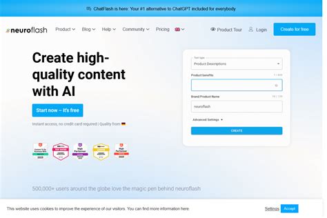 AI Tool Neuroflash