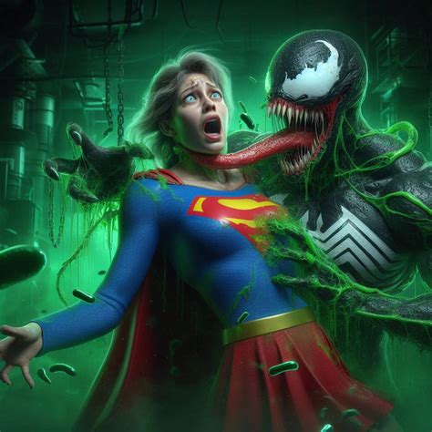 Supergirl Strangled By Kryptonite Infused Venom By Necromancer Rev On Deviantart