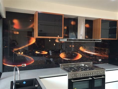 Custom Printed Glass Kitchen Splashback Kitchen Splashback Kitchen