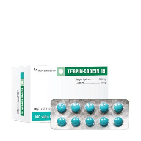 Terpin Codein 10 Vỉ X 10 Viên