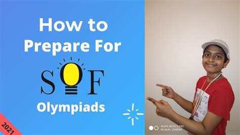 How To Prepare For Sof Olympiads 5 Tips In 5 Minutes Youtube