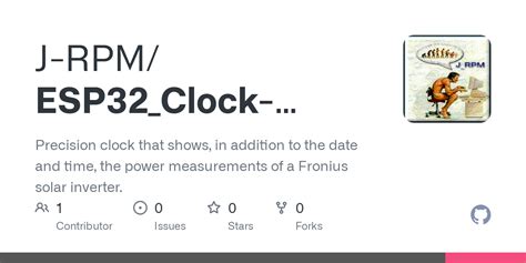Esp32 Clock Fronius Esp32 Solar O At Main · J Rpm Esp32 Clock Fronius · Github
