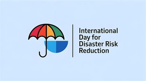 Vector International Day For Disaster Risk Reduction Premium Ai