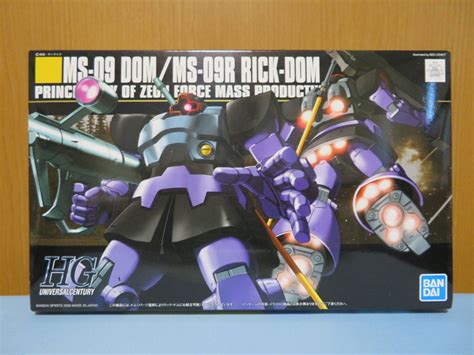バンダイ ガンダム Hguc 1144 Ms 09 ドム Ms 09r リック ドム 未組立 47機動戦士ガンダム｜売買された