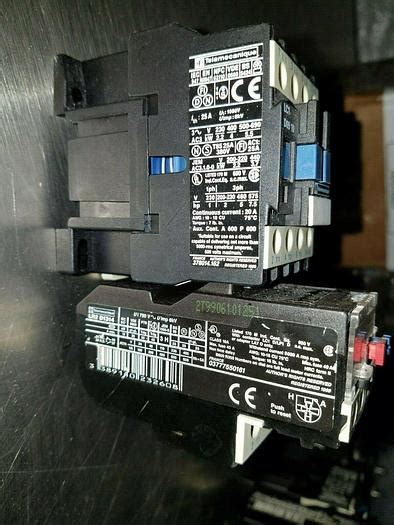Used Telemecanique Contactor And Thermal Overload Relay Lr2 D1314 Ships